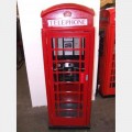 1800046 1930S Red Telephone Booth with AB type phone and board ...
