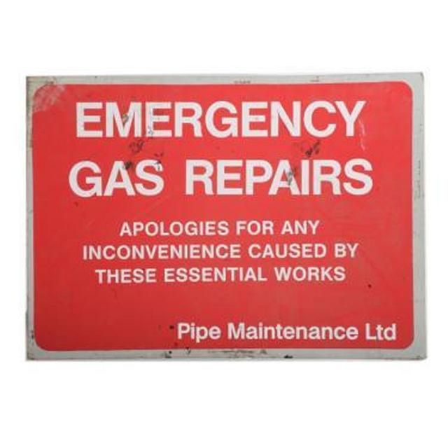5500055 Signage Emergency Gas Repairs 750X1050 – Stockyard Prop and ...