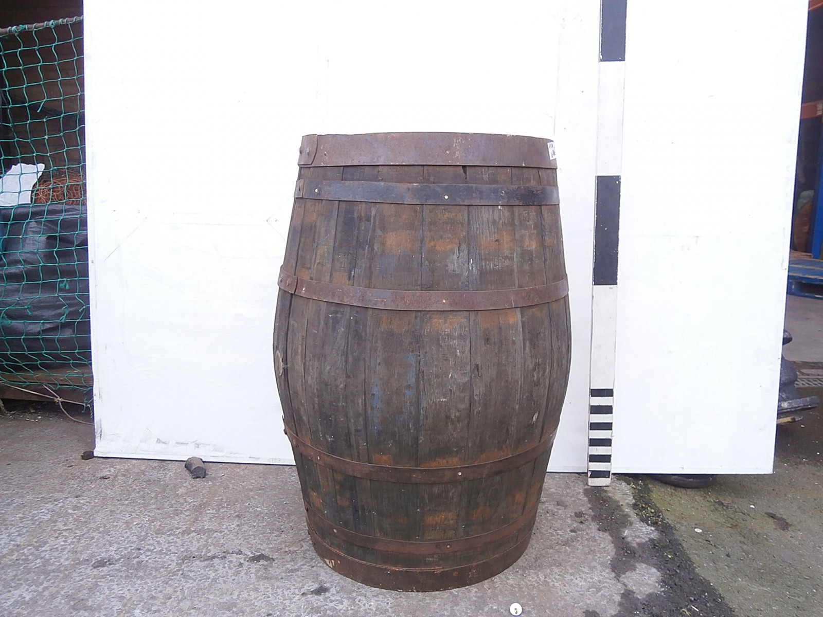 0010019 Large Wooden Barrel ( H 100cm x Dia 56 ) x 4 – Stockyard Prop ...