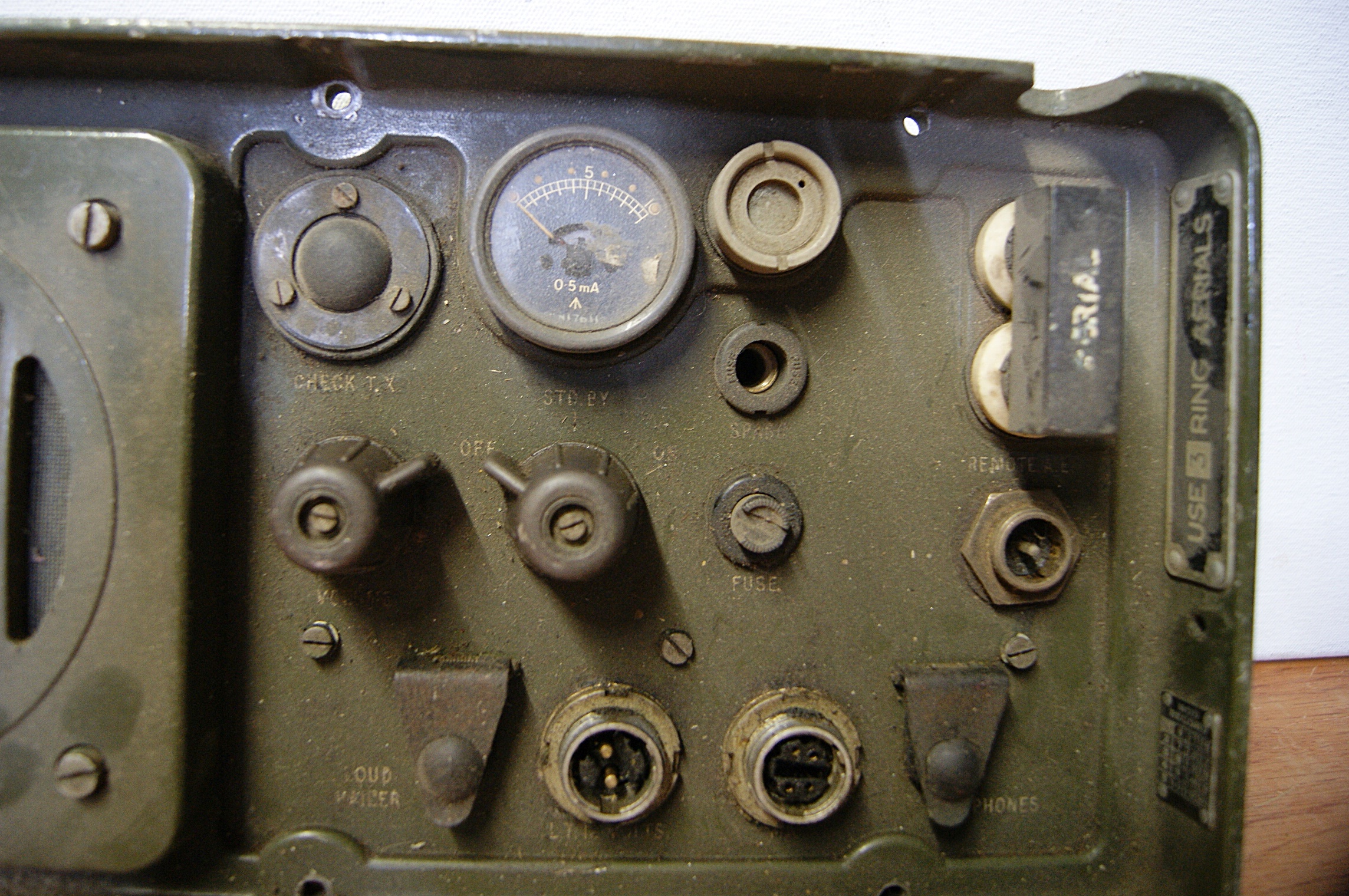 0006264 Army Panel With Switches And Dial ( H 18cm x 37 ) x 1off ...