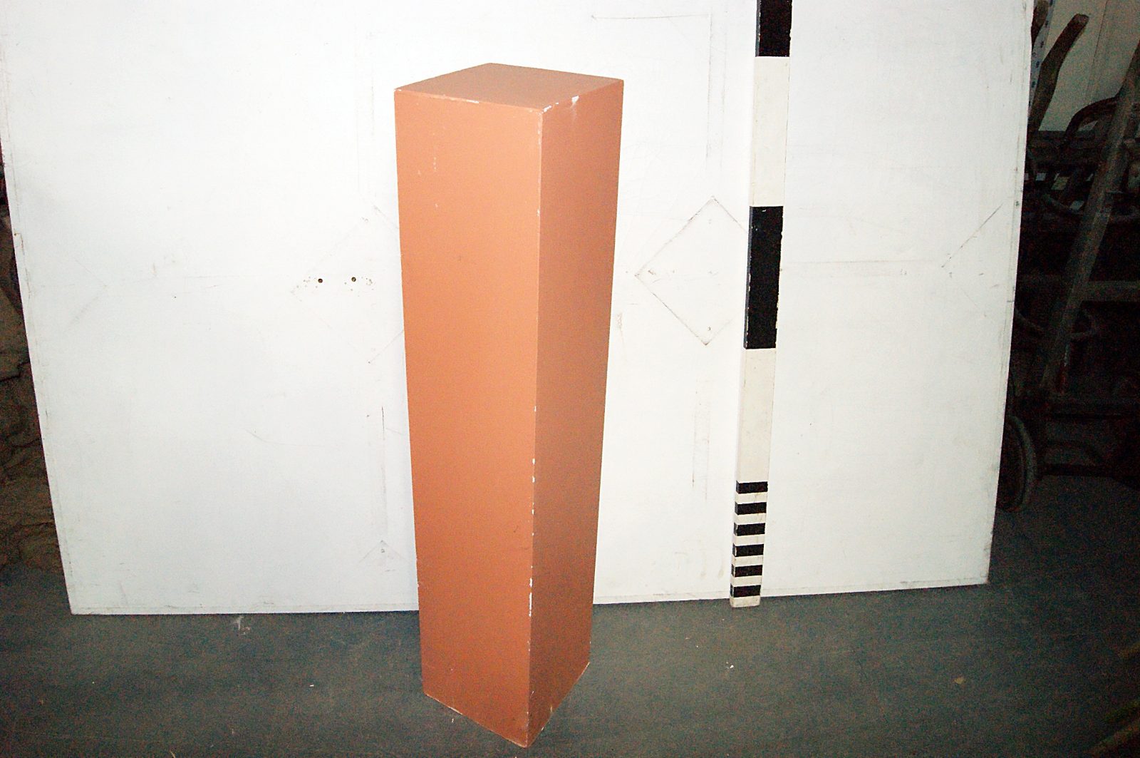 0074132 Wooden Plinth With Square Top ( H 123cm x 25 x 25 ) x 4off ...