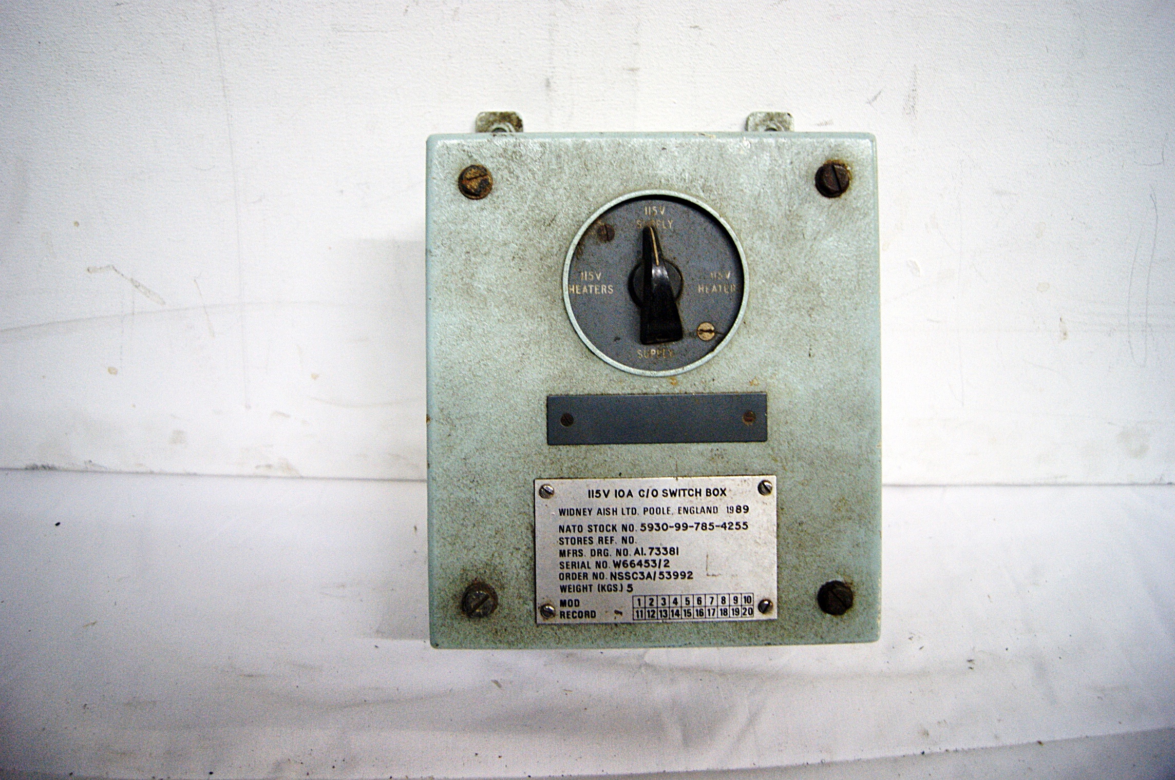 6810134 Submarine Control Room Switch Box ( 28cm x 19 x 12 ...