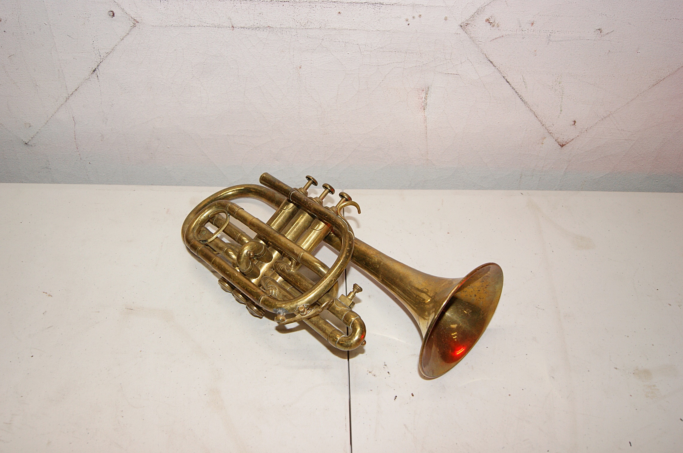 1500019 Small Trumpet – Stockyard Prop and Backdrop Hire
