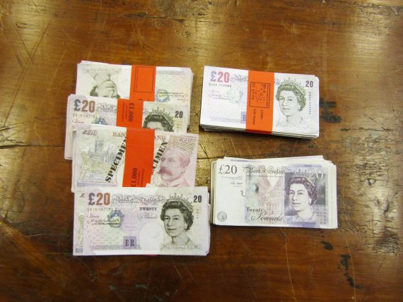 1120011 Fake 20 Pounds Banknotes Stockyard Prop And Backdrop Hire 1120011-fake-20-pounds-banknotes-stockyard-prop-and-backdrop-hire