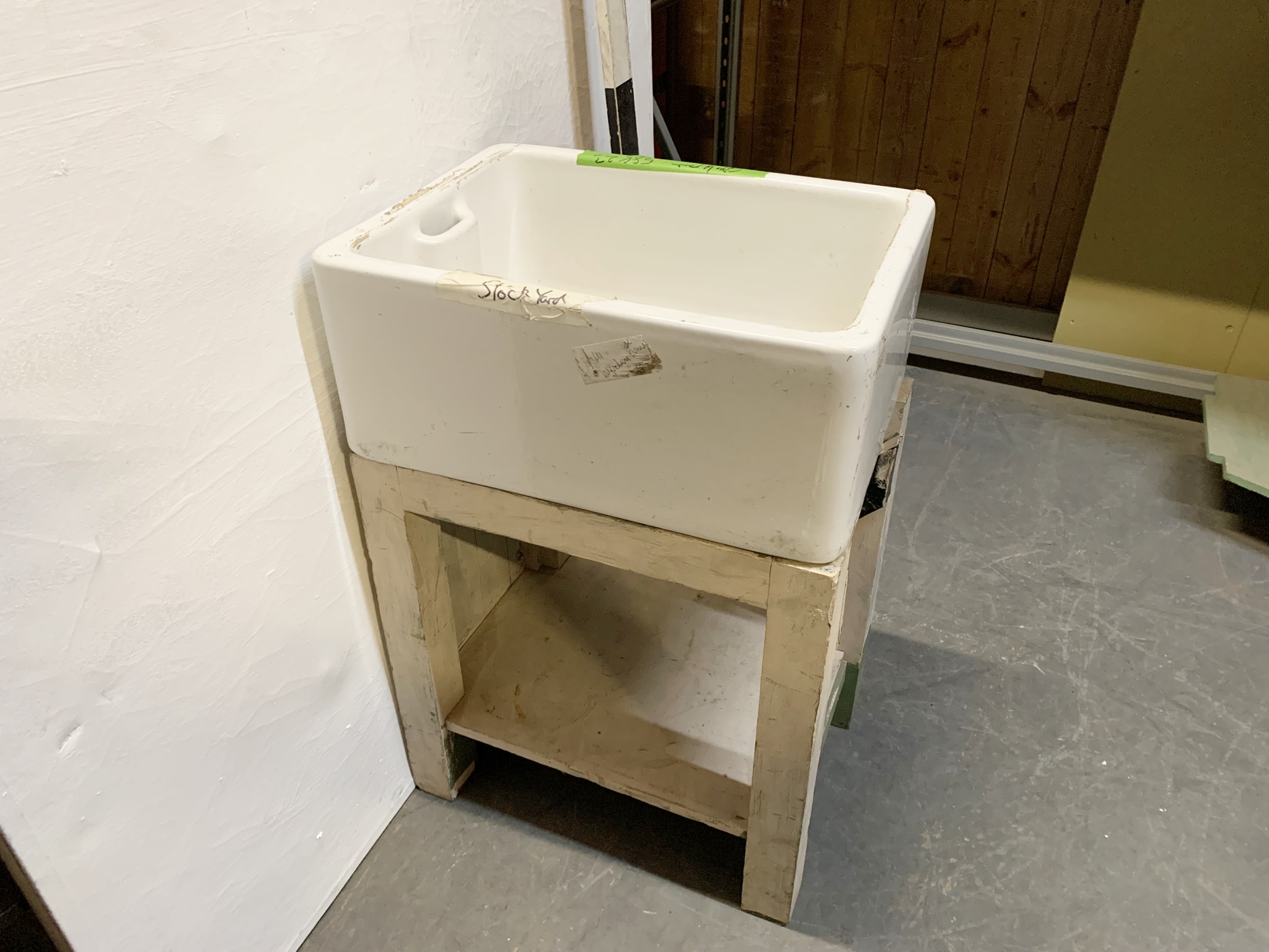 0060085 Belfast Sink On Wooden Stand ( H 88 cm x 46 x 60 ) x 1 off ...