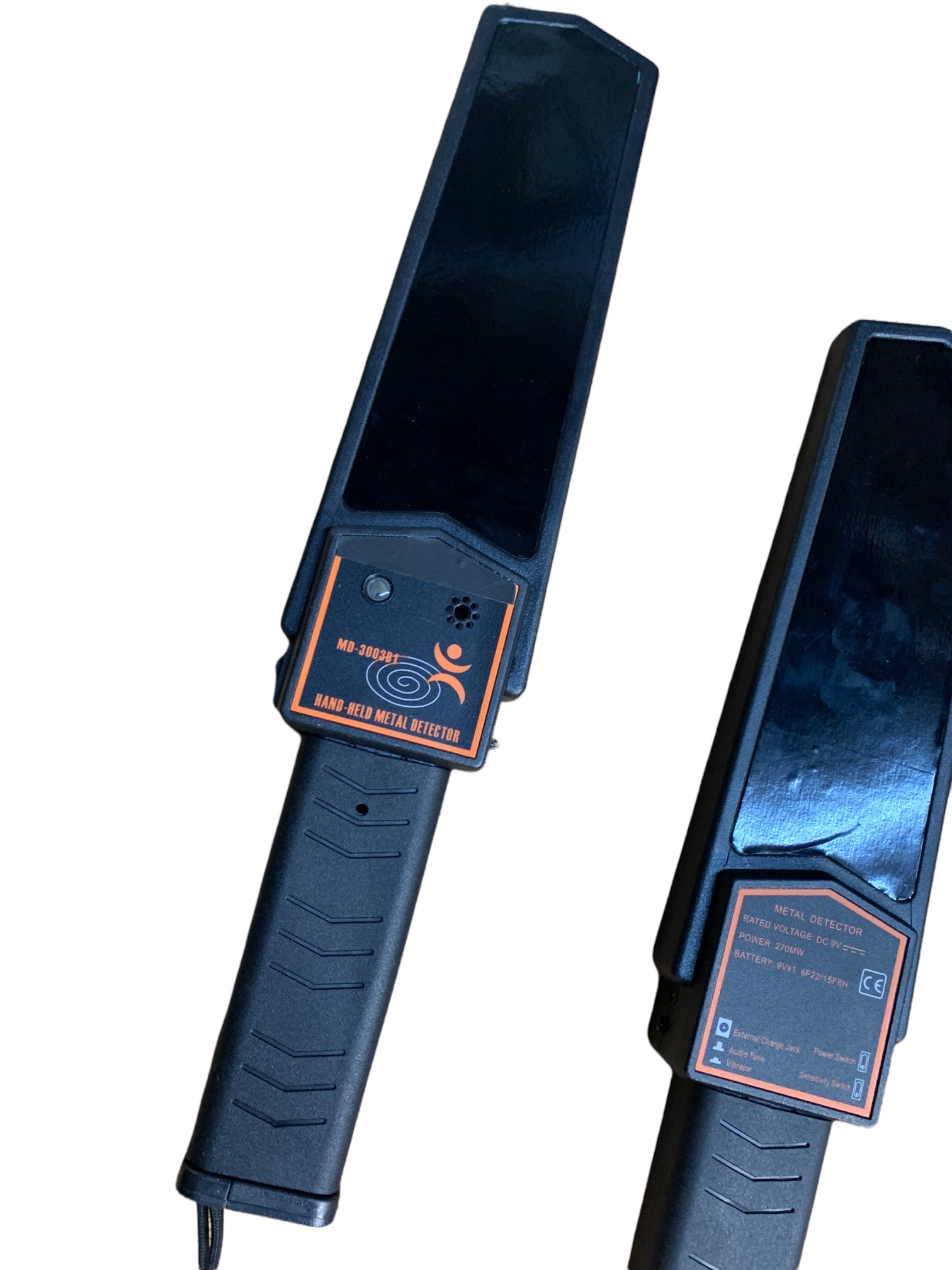 0770087 HM Customs Handheld Metal Detectors ( H 41 cm x 8 x 4 ) x 2 off ...